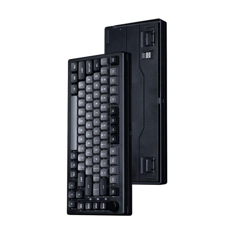 KEYBOARD (คีย์บอร์ด) SARU KX-75 GASKET MOUNTED DESIGN CUSTOM (BLACK ...