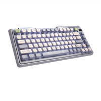 KEYBOARD (คีย์บอร์ด) KZZI K75 PRO+ KNIGHT GRAY (MOMENT LINEAR SWITCH) (EN)