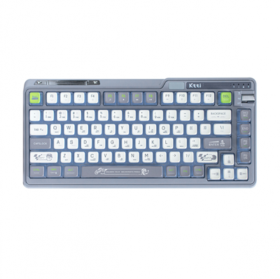 KEYBOARD (คีย์บอร์ด) KZZI K75 PRO+ KNIGHT GRAY (MOMENT LINEAR SWITCH) (EN)