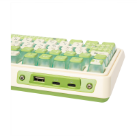 KEYBOARD (คีย์บอร์ด) KZZI K75 PRO+ LEMON GREEN (MOMENT LINEAR SWITCH) (EN)