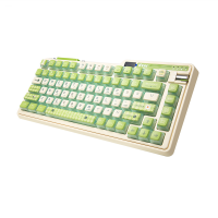 KEYBOARD (คีย์บอร์ด) KZZI K75 PRO+ LEMON GREEN (MOMENT LINEAR SWITCH) (EN)