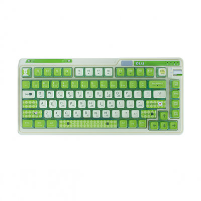 KEYBOARD (คีย์บอร์ด) KZZI K75 PRO+ LEMON GREEN (MOMENT LINEAR SWITCH) (EN)