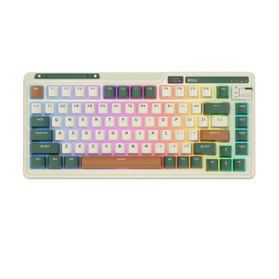 KEYBOARD (คีย์บอร์ด) KZZI K75 PRO TIME MECHINE (MOMENT LINEAR SWITCH ...