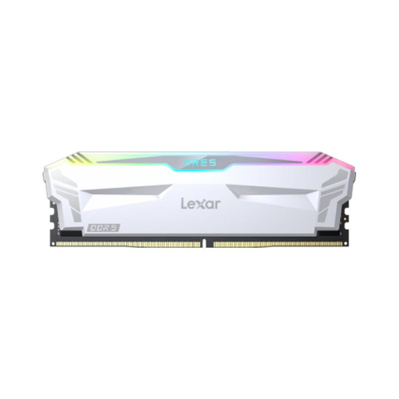 RAM (แรม) LEXAR ARES RGB KIT 32GB (16x2) DDR5 6400MHz WHITE (LD5EU016G ...