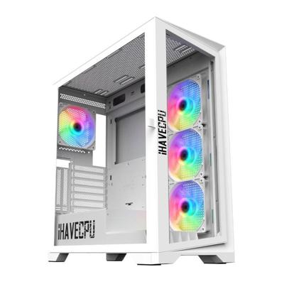 CASE (เคส) iHAVECPU GLACIER (WHITE)(ATX)