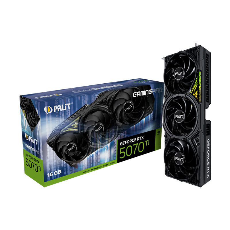 VGA(การ์ดจอ) PALIT GEFORCE RTX 5070 TI GAMING PRO - 16GB GDDR7 ...