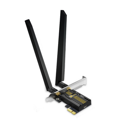 WIRELESS PCIe ADAPTER (การ์ดไวไฟ) TP-LINK ARCHER TBE400E BE6500 WI-FI 7 ...