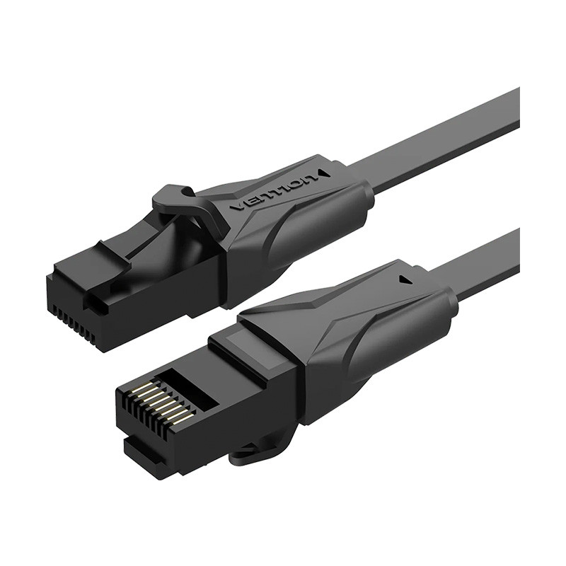 LAN CABLE (สายแลน) VENTION FLAT CAT.6 UTP PATCH CABLE 3M (5Y)