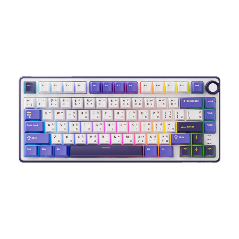 KEYBOARD (คีย์บอร์ด) ROYAL KLUDGE RK R75 SINGLE-MODE BLACKBERRY (K ...