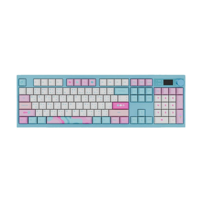 KEYBOARD (คีย์บอร์ด) LOGA BASE 104 : ICE CREAM BUBBLE GUM WIRELESS (NOM ...