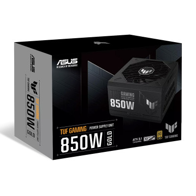 PSU (อุปกรณ์จ่ายไฟ) ASUS TUF GAMING 850G - 850W (80+ GOLD) (10Y)