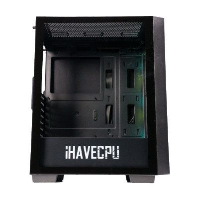 CASE (เคส) iHAVECPU IHC 301TG (BLACK)(ATX)