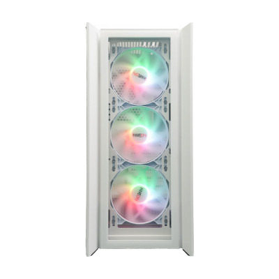 CASE (เคส) iHAVECPU IHC 401TG (WHITE)(ATX)