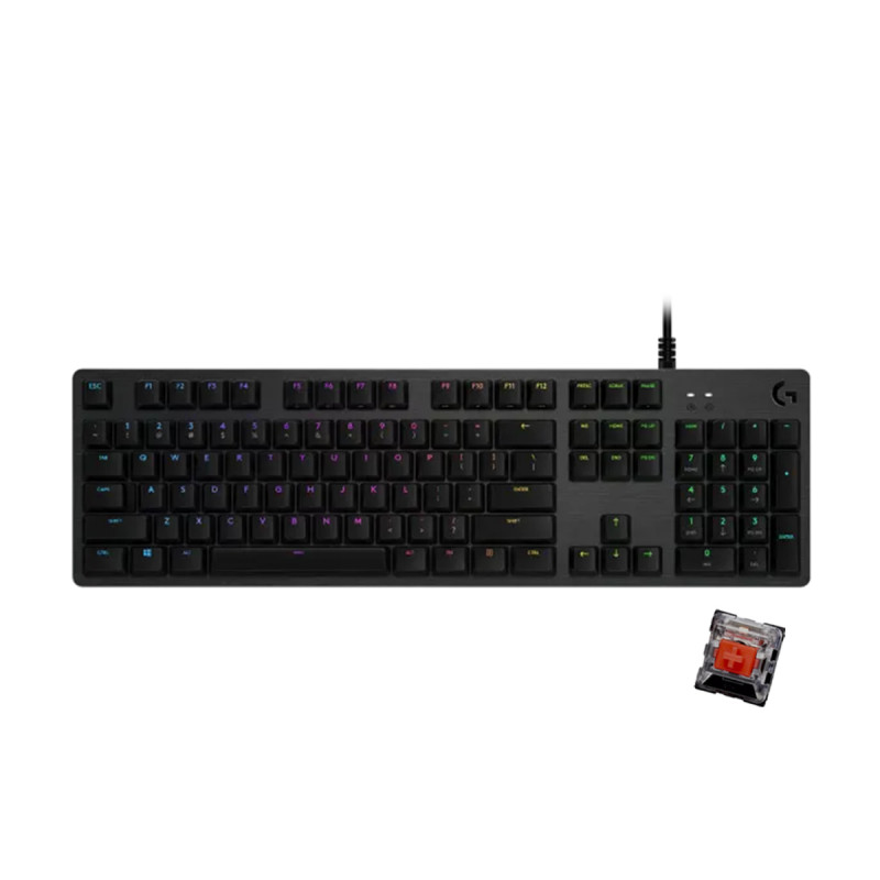 KEYBOARD (คีย์บอร์ด) LOGITECH G512 CARBON (GX RED [LINEAR ] SWITCH ...