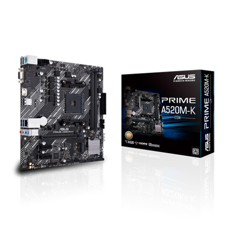 MAINBOARD (เมนบอร์ด)(AM4) ASUS PRIME A520M-K/CSM (3Y)