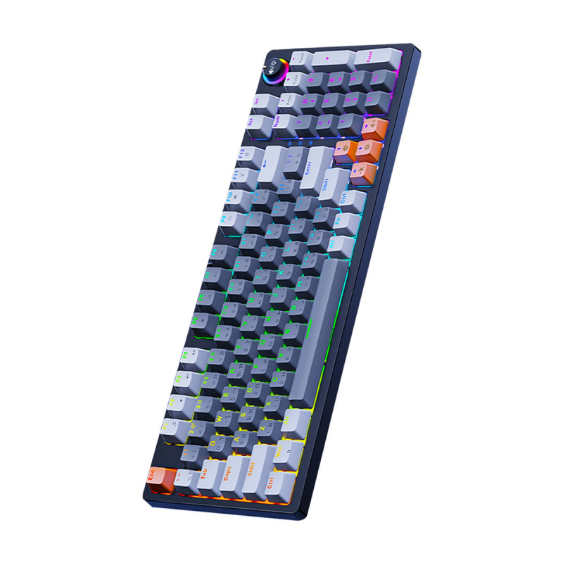 KEYBOARD (คีย์บอร์ด) ONIKUMA FUYU G53 GAMING KEYBOARD BLUE SWITCH (GRAY ...