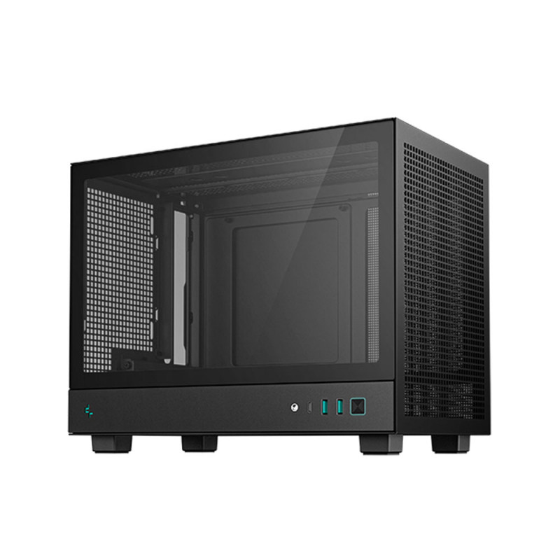 CASE (เคส) DEEPCOOL CH160 (BLACK)(MINI-ITX) (1Y)