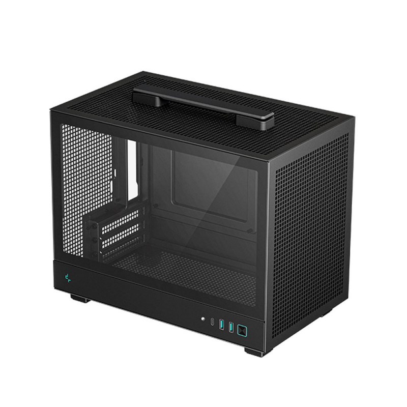 CASE (เคส) DEEPCOOL CH160 (BLACK)(MINI-ITX) (1Y)