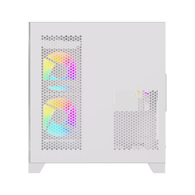 CASE (เคส) iHAVECPU CRYSTAL Z6 MINI (WHITE)(mATX) (1Y)