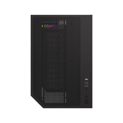 CASE (เคส) iHAVECPU CRYSTAL Z6 (BLACK)(ATX) (1Y)