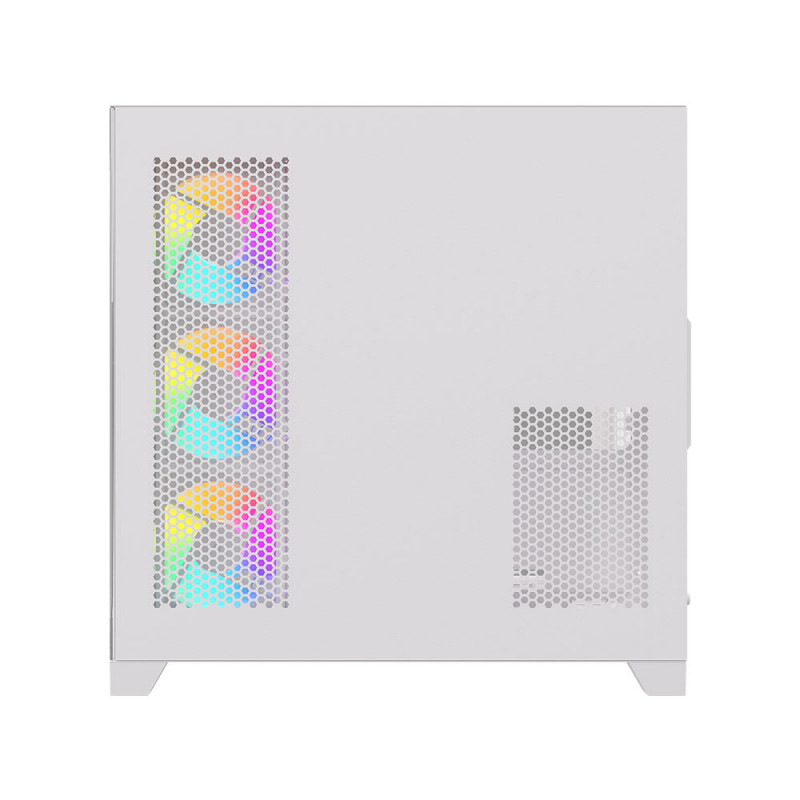 CASE (เคส) iHAVECPU CRYSTAL Z6 (WHITE)(ATX) (1Y)