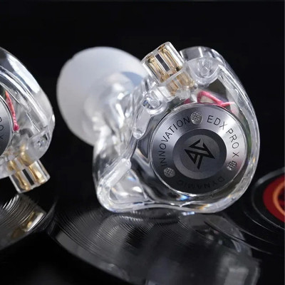 HEADSET (หูฟัง) KZ EDX PRO X MIC (CLEAR) (3M)
