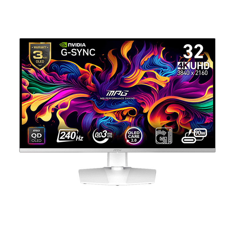 MONITOR (จอมอนิเตอร์) MSI MPG 321URXW QD-OLED - 31.5 QD-OLED 4K 240Hz (3Y)