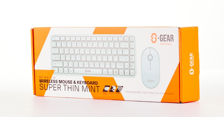 COMBO (คีย์บอร์ด+เมาส์) S-GEAR WIRELESS MOUSE & KEYBOARD SUPER THIN ...